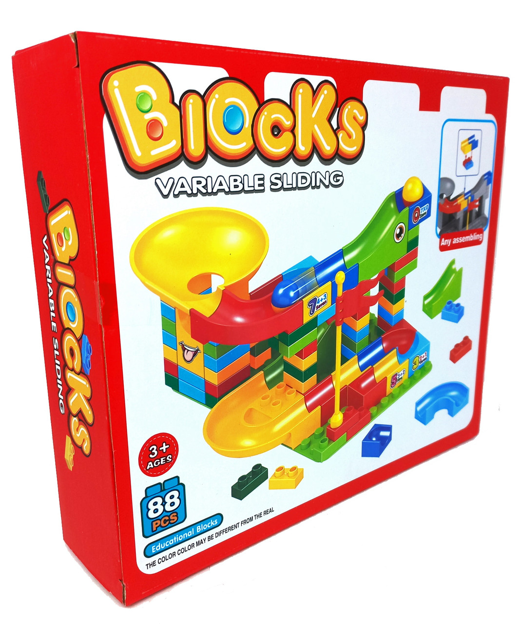 Купить Конструктор BIOCKS, трек-лабіринт, 88дет., Кор. 25*21*6см (72шт ...