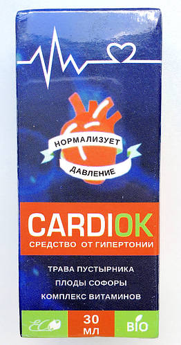 Купити CardiOk - Краплі від гіпертонії (КардиОк), ціна 194 ₴ - Prom.ua ...