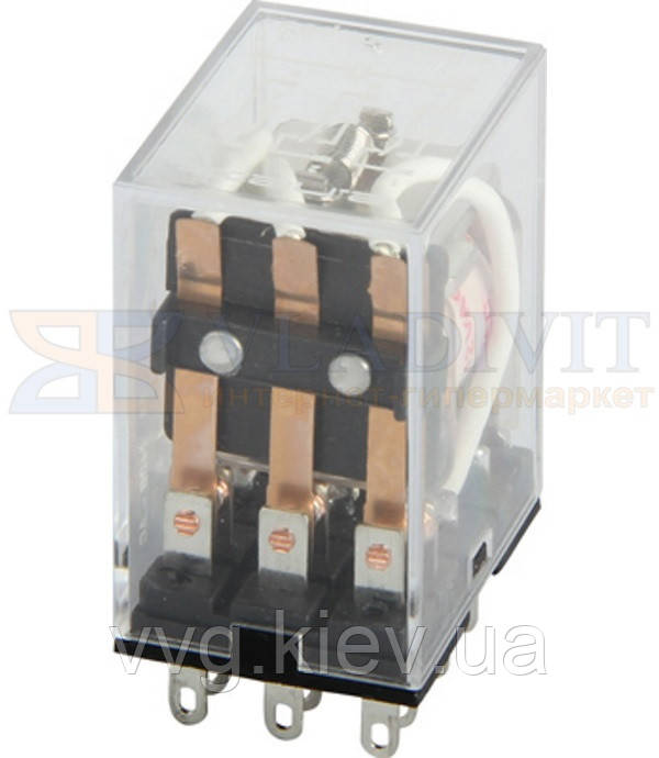 Реле проміжне e.control.p531 5А, 3 групи контактів, котушка 12В DC, E ...