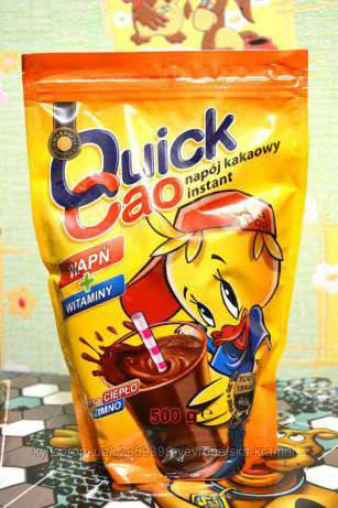 Какао Quick Cao 500g, Польша, цена 85 грн — Prom.ua (ID#267846922)