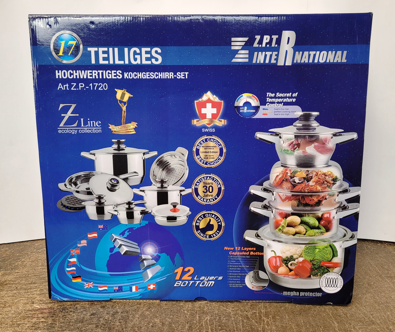 Набор посуды 16 предметов Z.P.INTERNATIONAL ZPT-1720 из ...