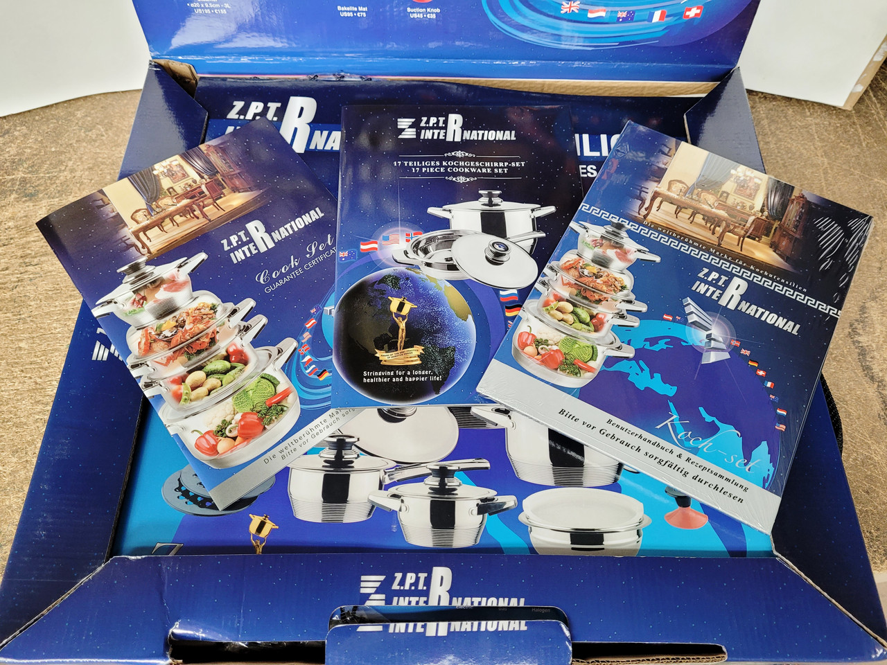 Набор посуды 16 предметов Z.P.INTERNATIONAL ZPT-1720 из ...