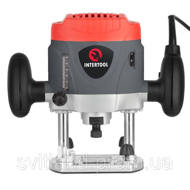 Фрезер, 1200 Вт, 8000-28000 Об/мин, Цанга 6/8 Мм, Глубина Макс. 52 Мм INTERTOOL DT-0950 — Купить ...