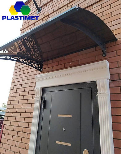 Готовый сборный козырек (навес) над дверью Dash'Ok 1,5х1 м Стиль ...