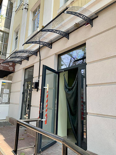 Купить Готовый сборный козырек (навес) над дверью Dash'Ok 2,05х1 м ...