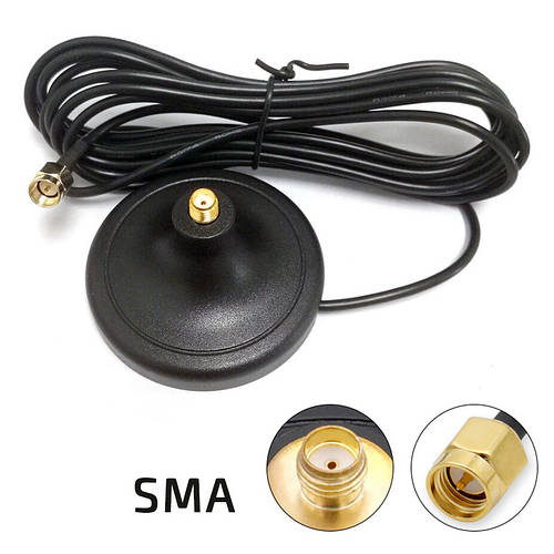Удлинитель антенны SMA на подставке с магнитом для 4G 3G GSM WiFi ...