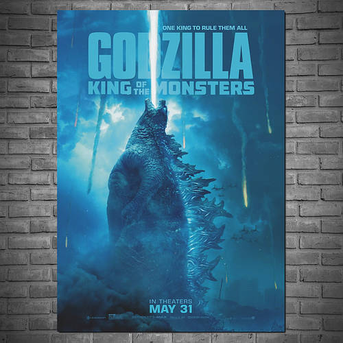 Купить Плакат "Годзилла: Король Монстров, кайдзю, Godzilla 2 (2019 ...