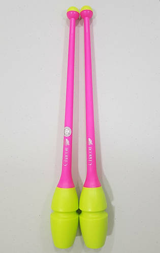 Булавы Chacott 41 см, col. 343. Yellow x Pink (ID#1647030312), цена ...