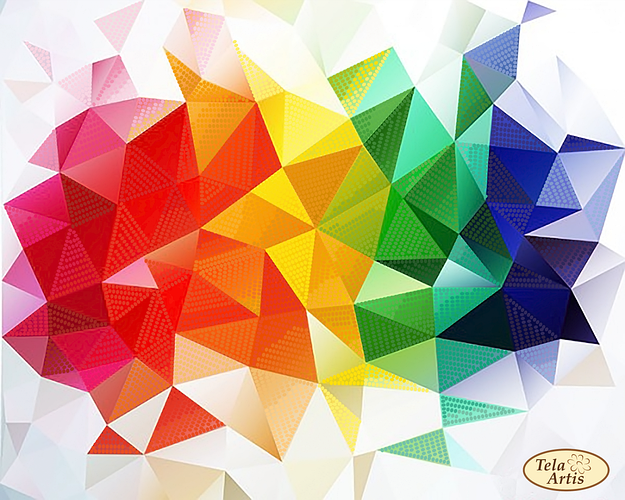 Схема для вишивки бісером ТА 425 Весела геометрія ціна 138 грн — Prom Ua Id 1646971121