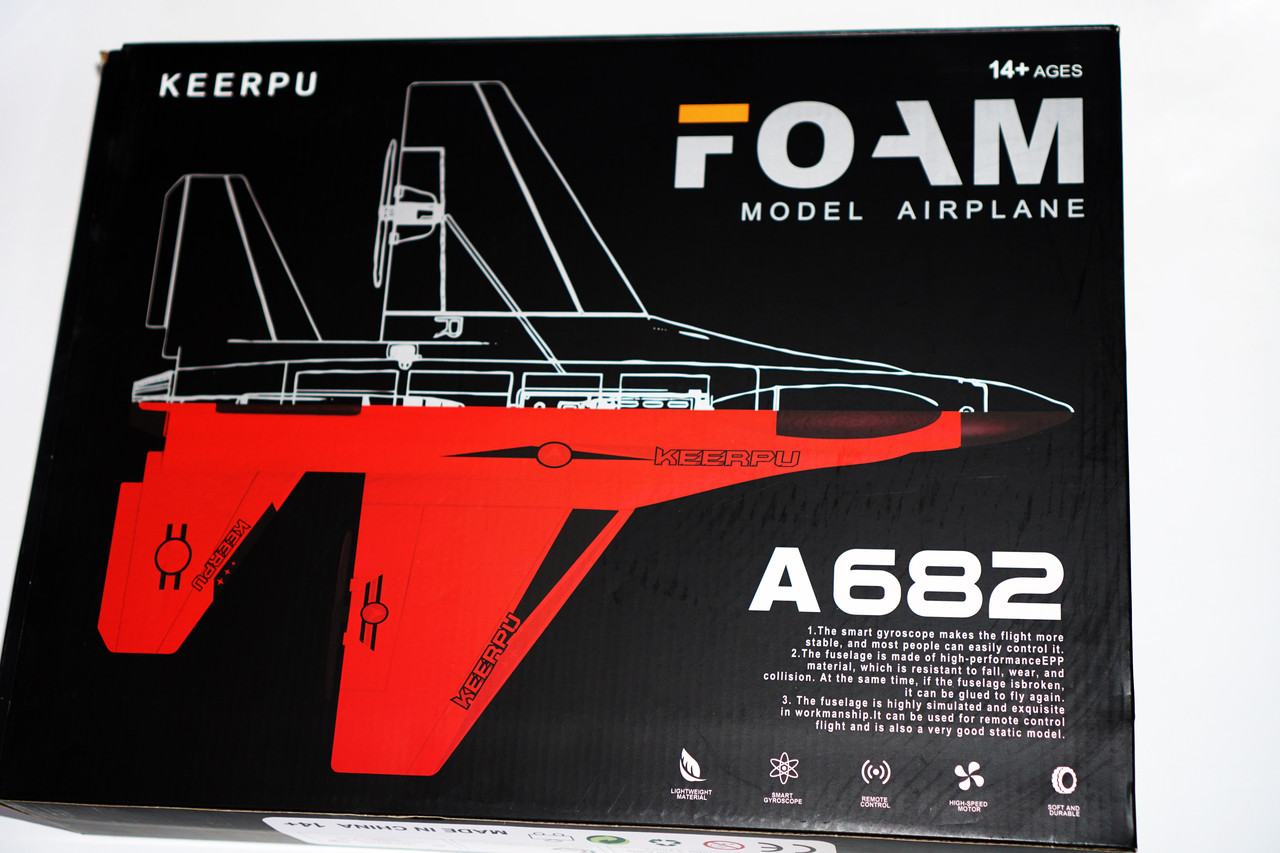 Купити Літак на пульті керування Keerpu A682 (винищувач із пінополістиролу), ціна 1198 грн ...