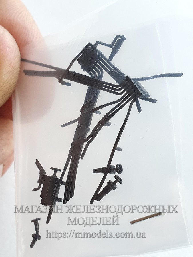 Комплект запасних трубопроводом для паровозів Roco 72189 BR50, масштабу ...