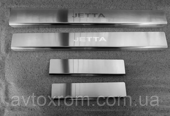 Накладки на пороги Volkswagen Jetta VI 2010-2019 Фольксваген Джетта 6 ...