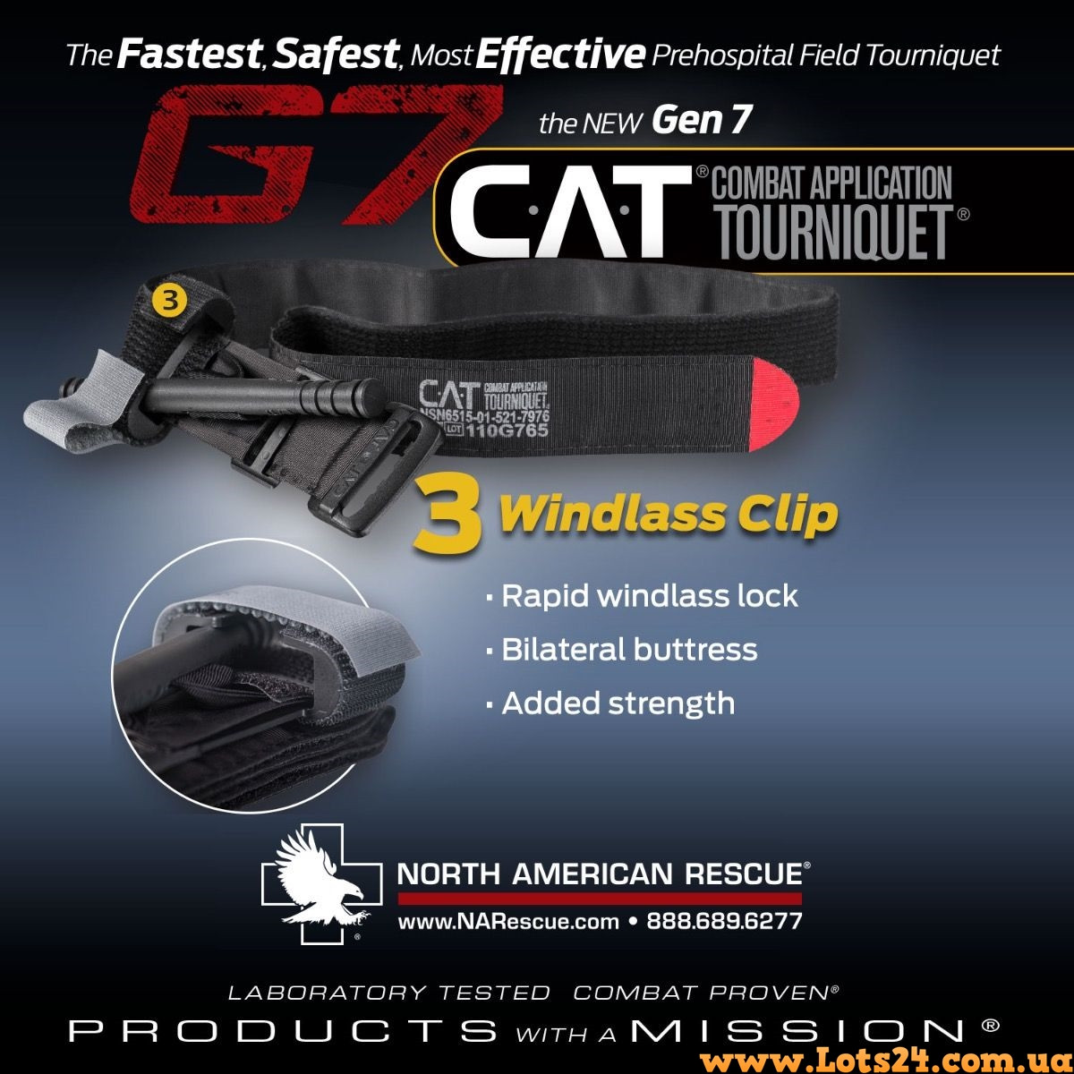 Купить Оригинальный турникет CAT GEN 7 North American Rescue США ...