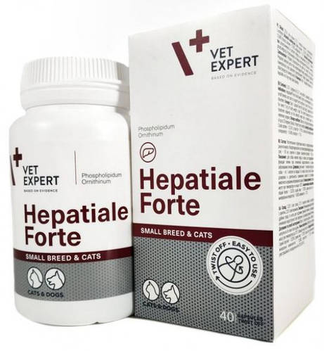 Купить HEPATIALE Forte Small Breed/Cat 40 капсул (Гепатиале) для ...