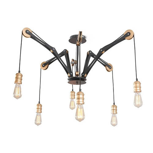 Люстра-паук NB LIGHT 6 ламп, трансформер, 80х125 см, цена 6478.20 грн ...