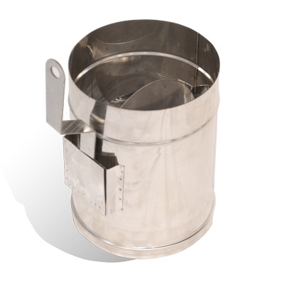 Купить Регулятор тяги дымохода ф100 нержавеющая сталь 1мм, цена 1206 ...