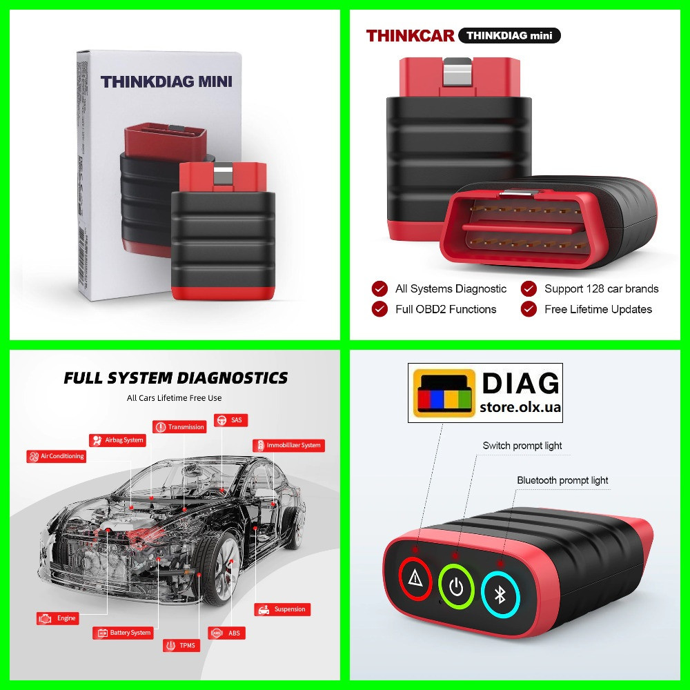 Автосканер THINKDIAG Mini Мультимарочный (ThinkDiag x431) + АКТИВАЦИЯ!, цена: 2195 ₴, купить на ...