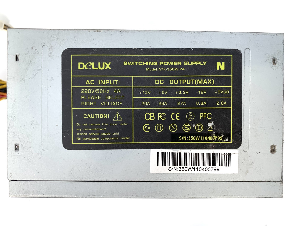 Блок питания Delux 350W (ATX-350W P4), 80FAN, 24+4pin, (ID#1647893589), цена: 250 ₴, купить на ...