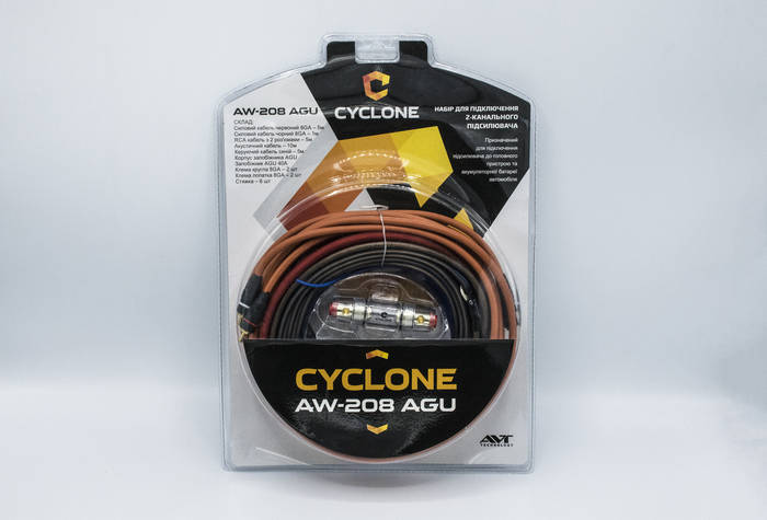 Купить Набор для подключения 2-канального усилителя CYCLONE AW-208 AGU, цена 725 грн — Prom.ua ...