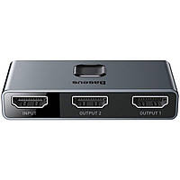 USB-Hub Baseus Matrix HDMI Switcher (2in1or 1in2) Space Gray — Купить ...