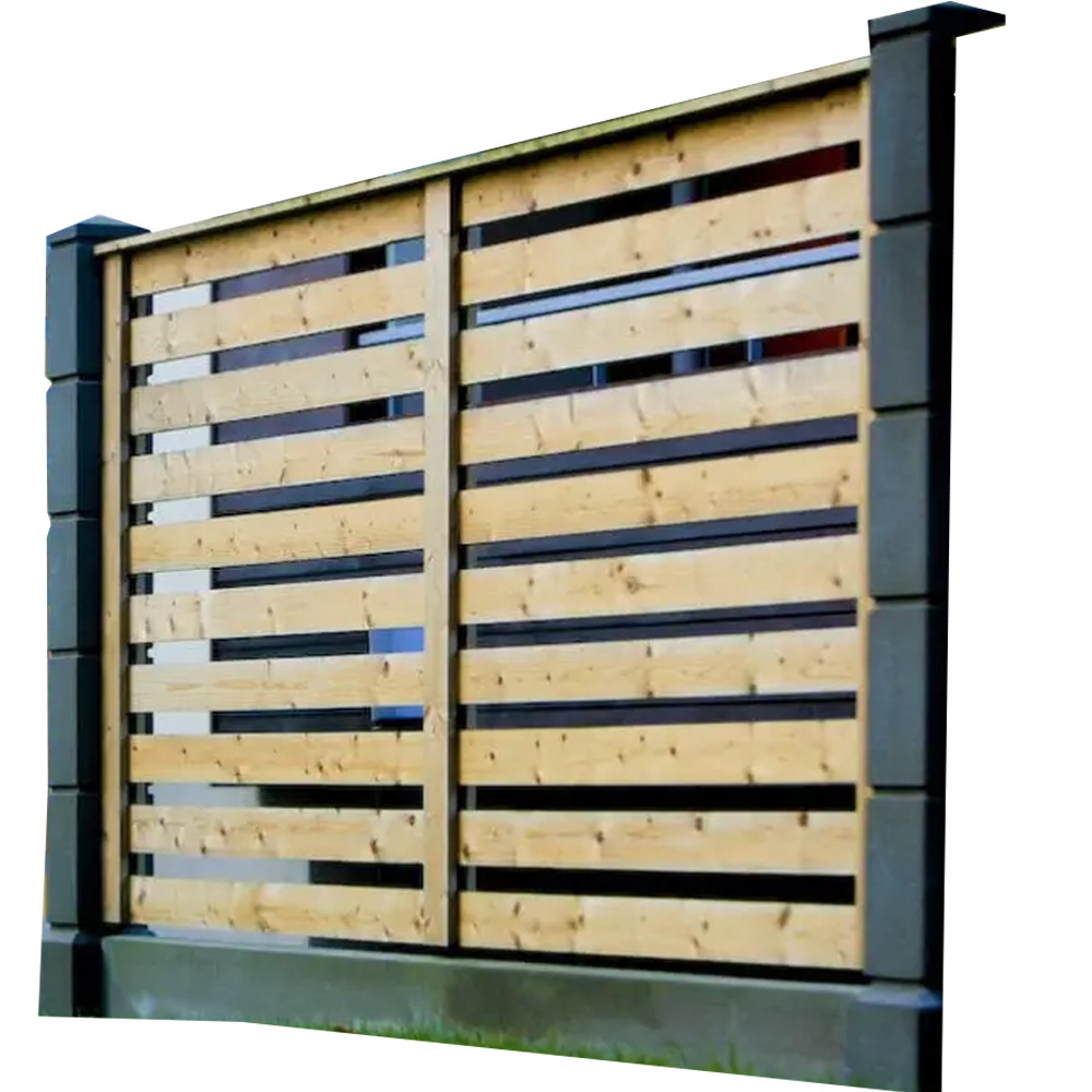 Купить Деревянный забор "Штакетник горизонтальный" 3000*1700 мм в ...