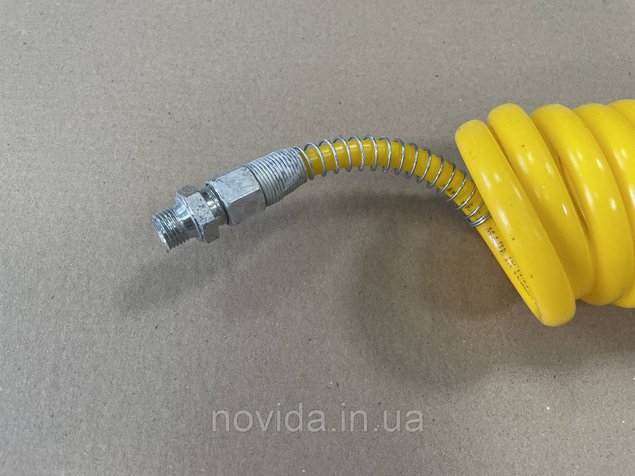 Шланг прицепа спиральный желтый (М16х1.5) 7м Турция NAYA (РЕ ...
