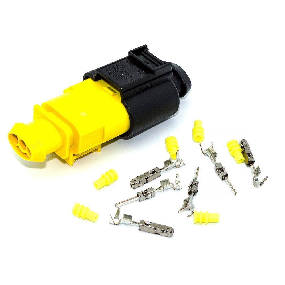 Разъём автомобильный герметичный на 3 контакта, VW, AUDI, 1x3pin-1.5 ...