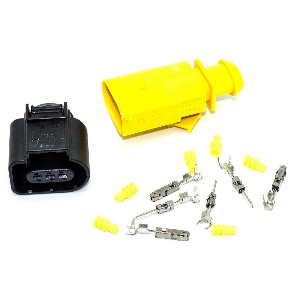 Разъём автомобильный герметичный на 3 контакта, VW, AUDI, 1x3pin-1.5 ...