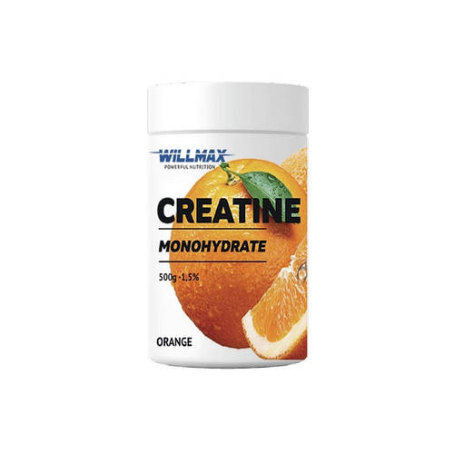 Креатин Willmax Creatine Monohydrate, 500 грамм Апельсин, цена 1170 грн ...