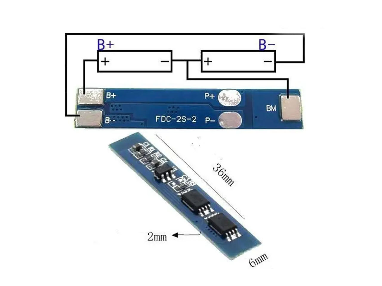 Контроллер BMS-2S на 3A - FDC-2S-2 (ID#1648725875), цена: 42 ₴, купить ...