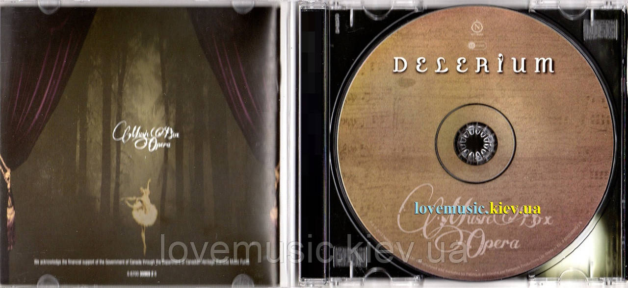 Музичний сд диск DELERIUM Music box opera (2012) (audio cd) (ID ...