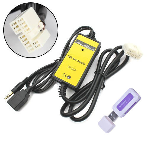 Купить USB AUX MP3 адаптер для магнитолы 14пин Honda Acura, WT-USB ...