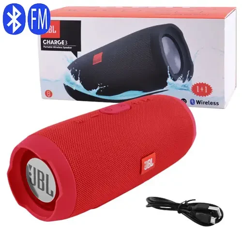 Колонка JBL Charge 3 + Беспроводная Bluetooth Красная — Купить Недорого ...
