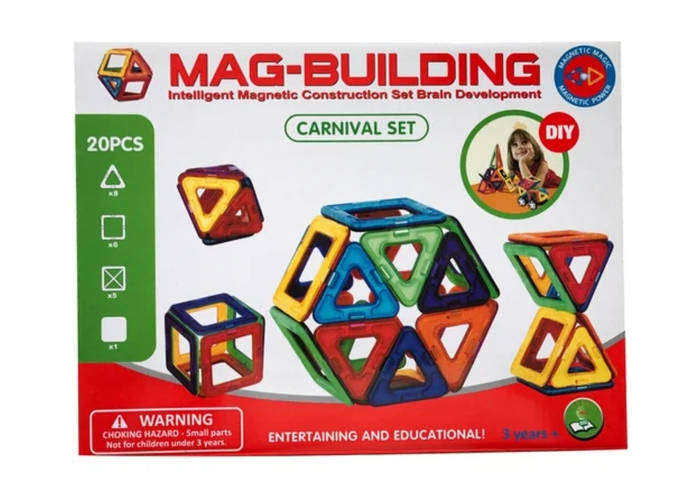 Купить Магнітний Конструктор Mag-Building Carnival 20, цена 400 ...