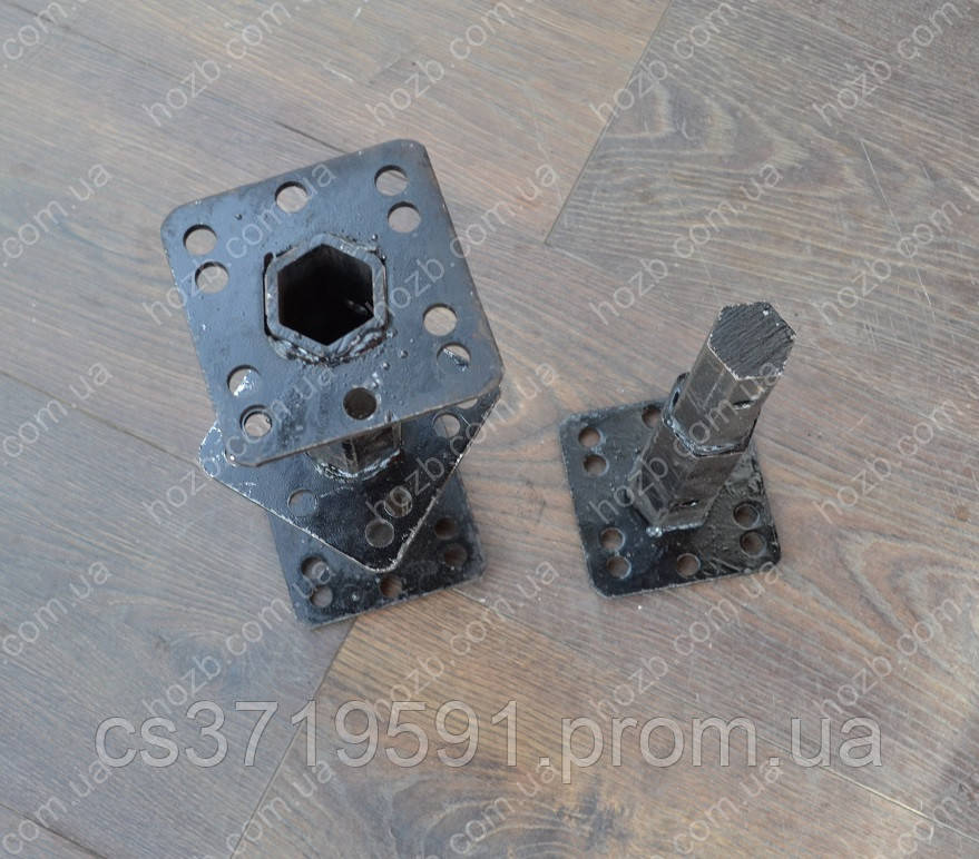 Труба фрези мотоблока під шестигранний вал Ø24 мм L-370 мм 3+1 (ID ...