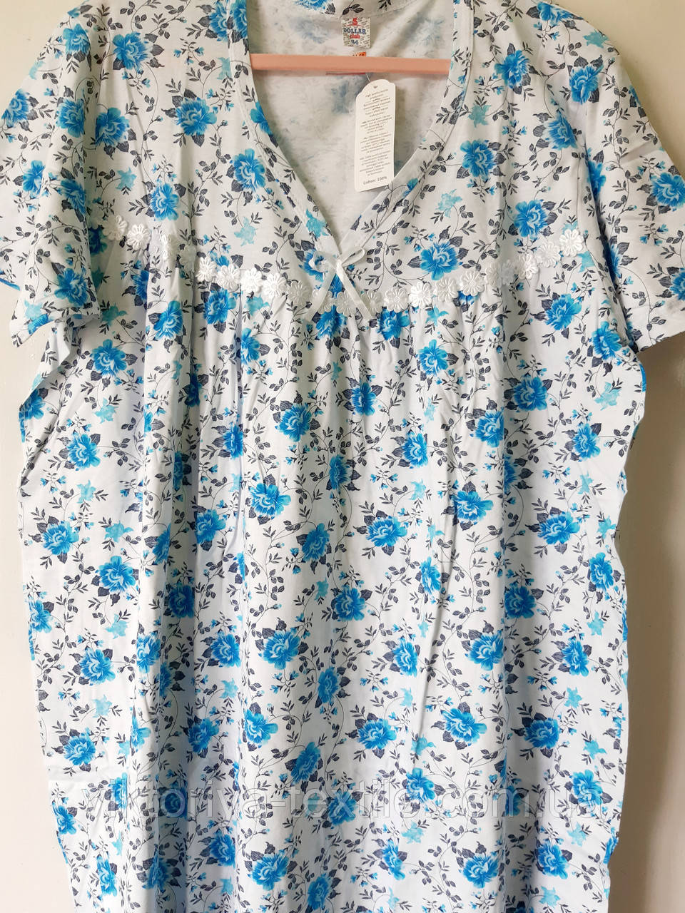 Ночнушка Батал, Нічні Сорочки Великих Розмірів, 58-60 Р.Бавовна 100% ...