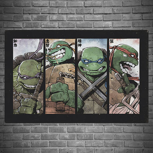 Плакат "Черепашки-ніндзя, TMNT, Ninja Turtles" (артикул 0403), ціна 180 ...