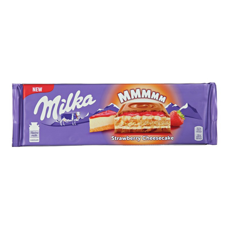 Купить Шоколад Milka Strawberry Cheesecake 300 г, цена 112 грн — Prom ...