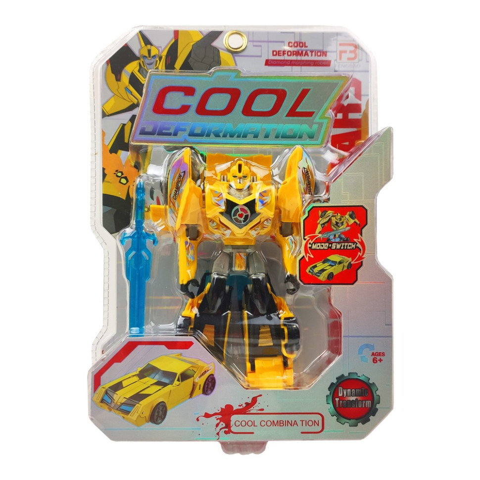 Купить Детский робот-трансформер Динозавр Bambi FB166-67 (Жёлтый ...