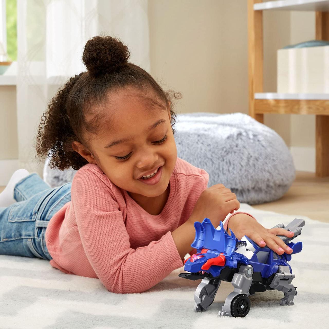 Динозавр трансформер VTech Switch and Go Battlers, трицератопс-родстер ...