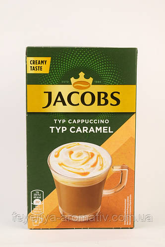 Купить Капучино с карамелью Jacobs Caramel в стиках 12 г * 8 шт ...