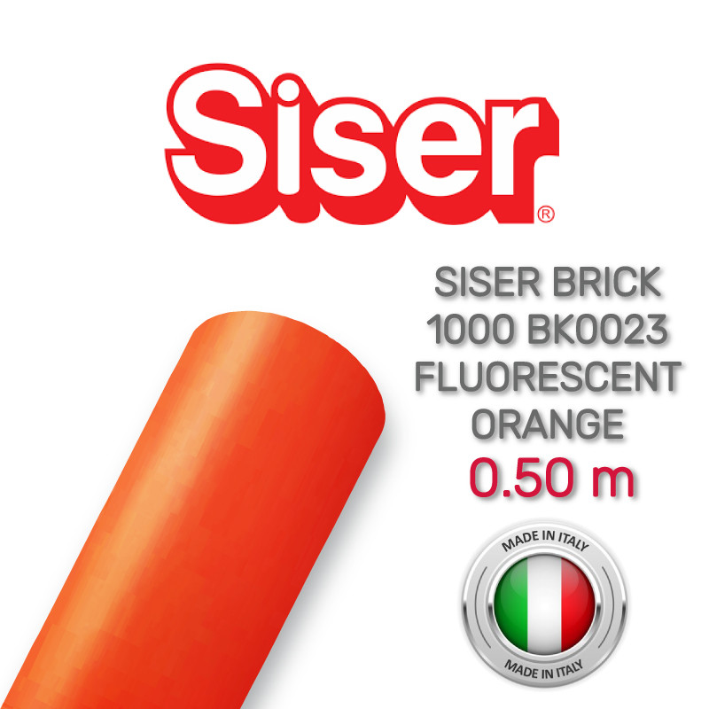Siser Brick 1000 BK0023 Fluorescent Orange High Thickness (Плівка ...