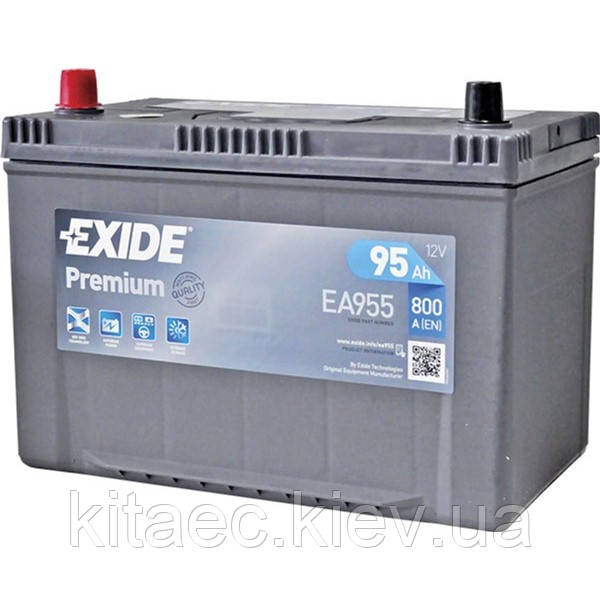 Аккумулятор 95ач Asia (t3) 320x171x222 с Прямой Полярностью Ea955 EXIDE ...