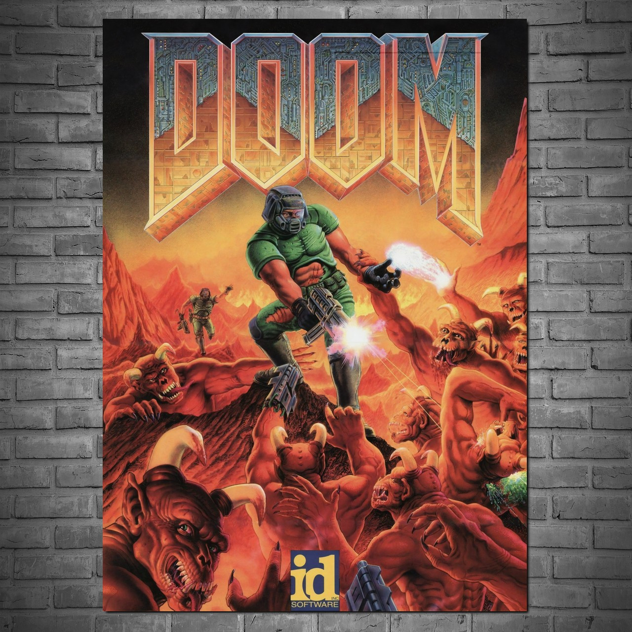 Купить Плакат "Дум, Doom" (артикул 4321), цена 180 грн — Prom.ua (ID ...