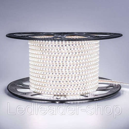 Купить Led лента 220В белая AVT smd2835 120LED/m 4W IP65 , 1м, цена 77 ...