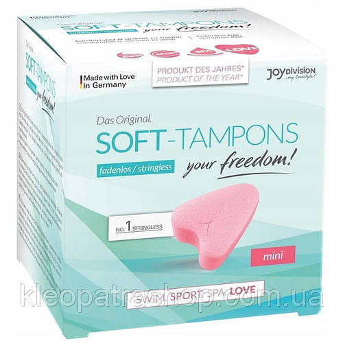 Тампони для жінок Soft-Tampons mini 3шт (ID#1650598930), цена: 239.08 ...