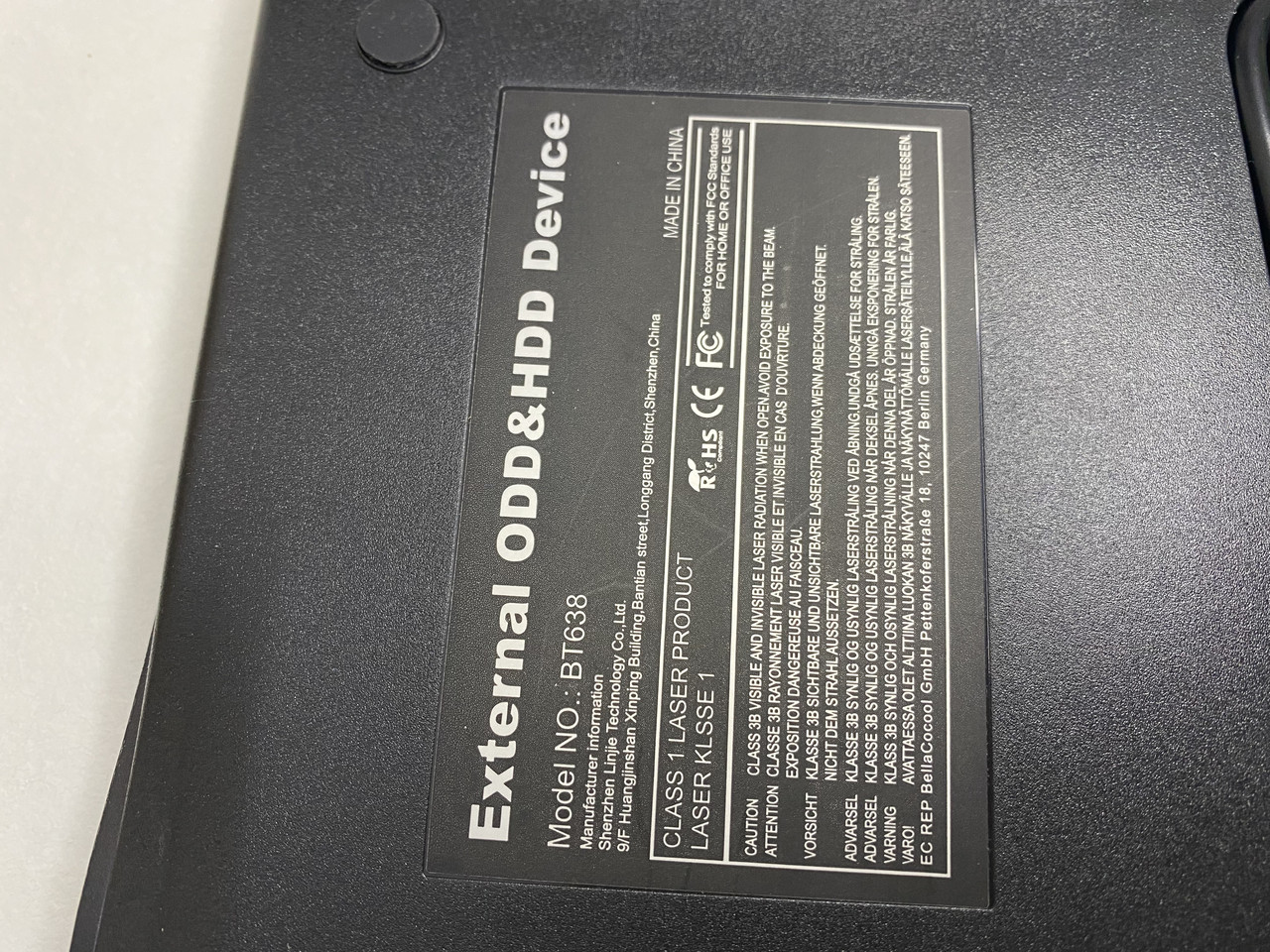 Зовнішній DVD привід USB 3.0 CD ROM для ноутбука ПК external odd hdd ...