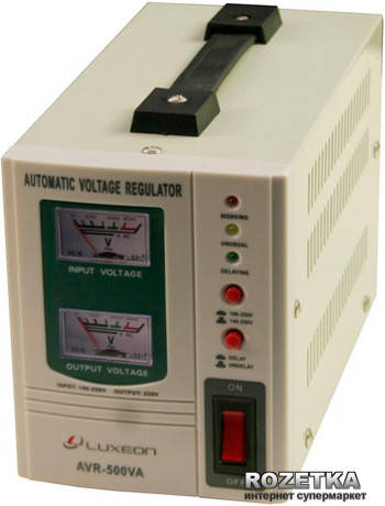 Стабилизатор напряжения Luxeon AVR-500VA , релейный, цена 1950 грн — Prom.ua (ID#1650687051)