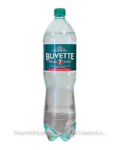 Купить Вода Buvette № 7 мінеральна лікувально-їдальня сильногазована, 1,5 л, цена 22 ₴ — Prom.ua ...