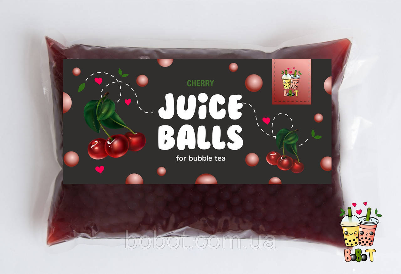 Bubble Tea Шарики Вишня 1.8кг ТМ "Pearl Tea” — Купить Недорого на Bigl ...